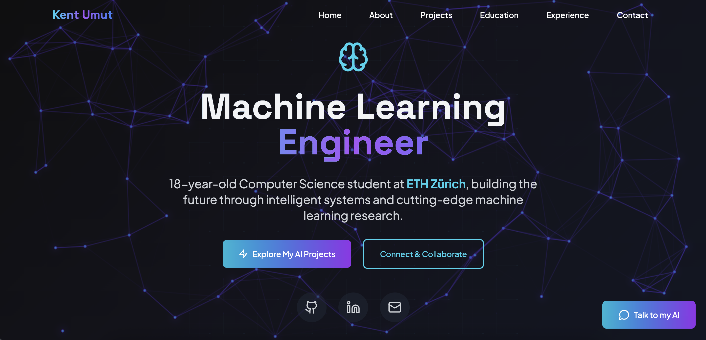 Kent Umut - Machine Learning Engineer